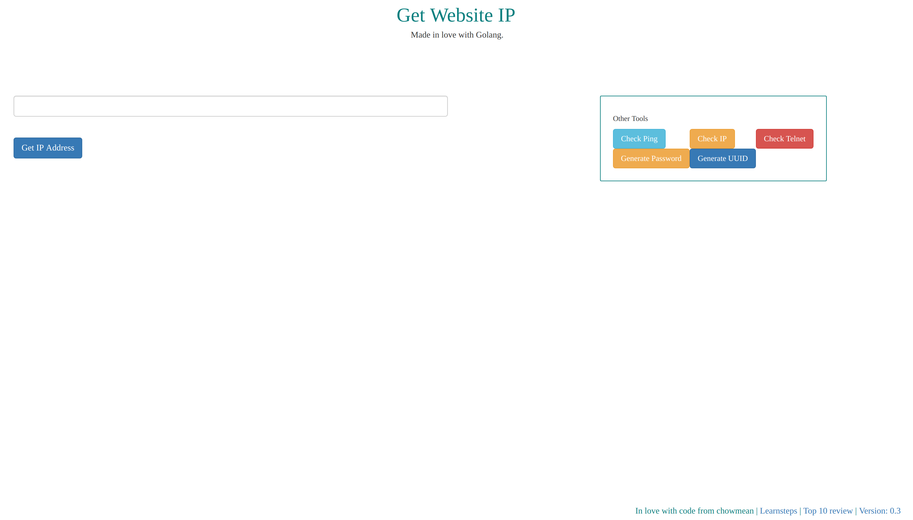 Introducing GetWebSiteIP: Learning project in GO. - Learn Steps